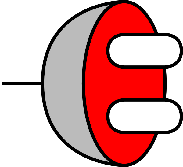 Plug 6 Red Clip Art - Clip Art - Png Download - Full Size Clipart ...