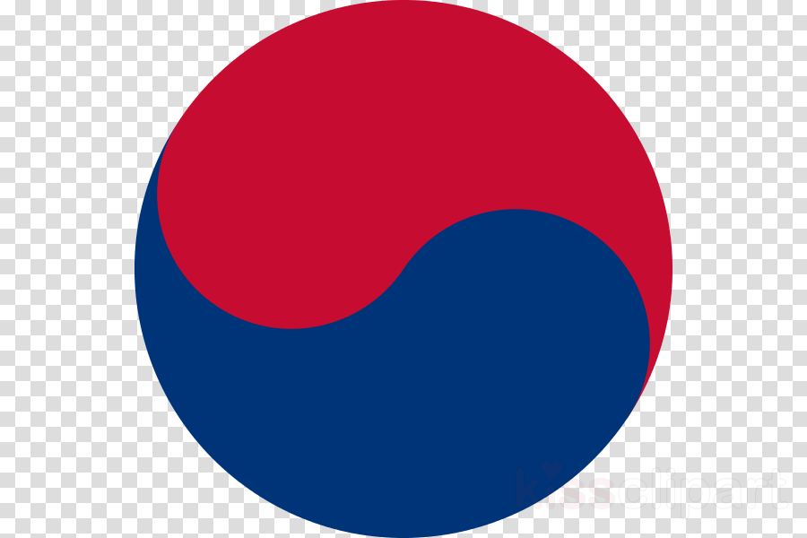 Yin Yang Korean Clipart Joseon Flag Of South Korea - Hobby Vinyl Decal ...