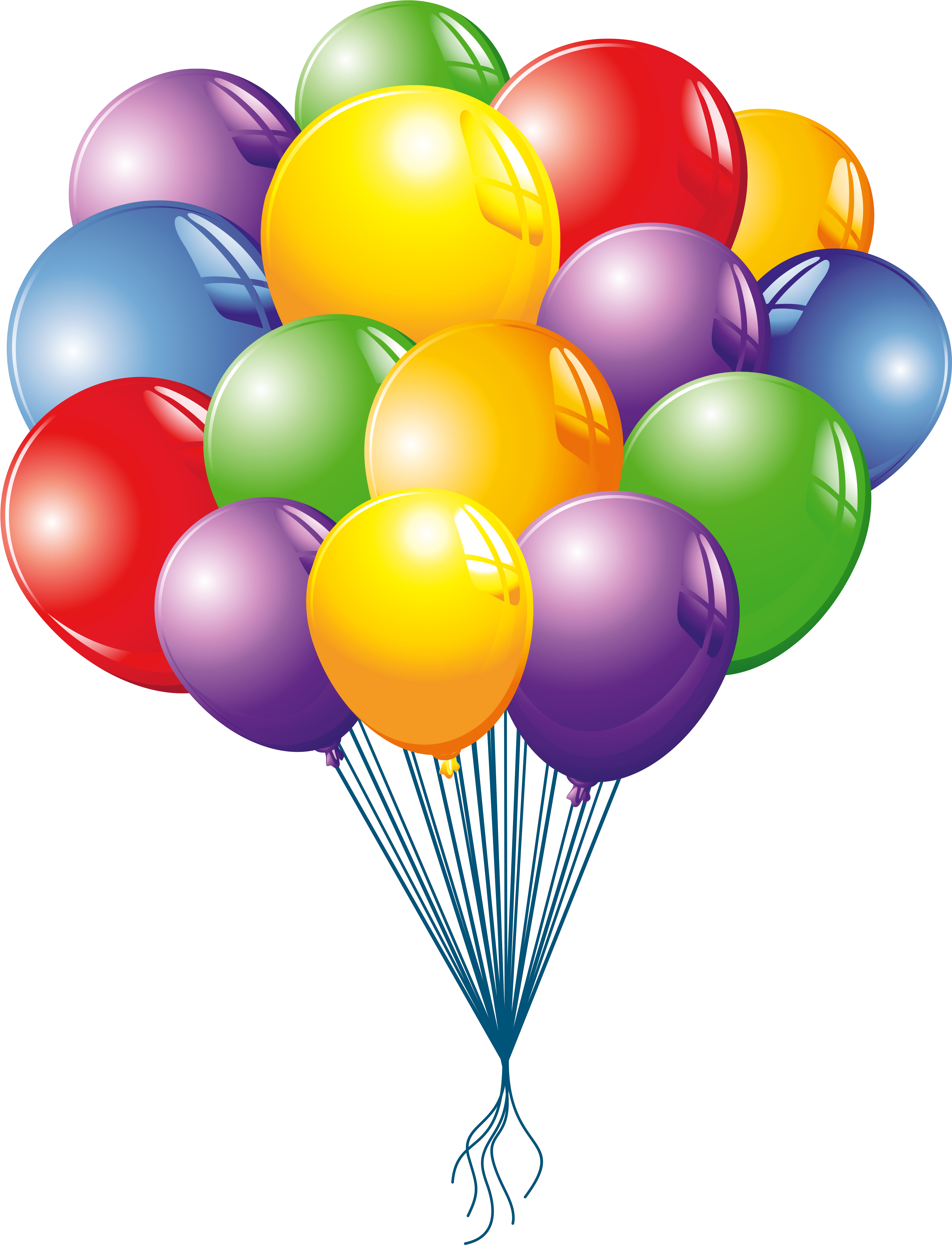 Balloon Bunch Transparent Png Clip Art Library Images
