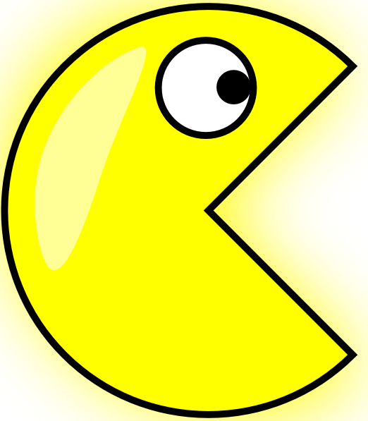 Free Vector Pacman Clip Art - Pac Man Moving Animation - Png Download ...