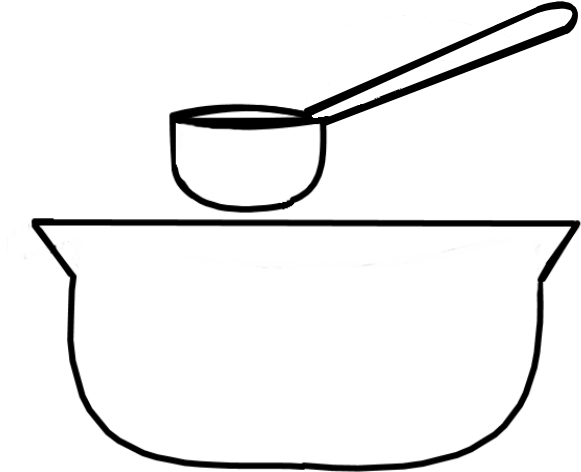 Recipiente Para Colorear Clipart Coloring Book Drawing - Spoon - Png ...