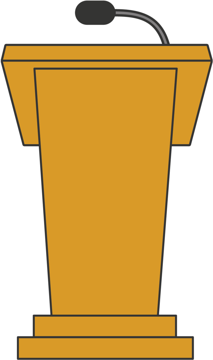 Download Podium Clipart Lectern - Podium - Png Download (#1706724) - PinClipart