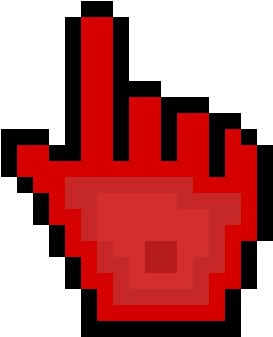 Red Pointer Finger - Clicknetwork Clipart - Full Size Clipart (#1707870 ...