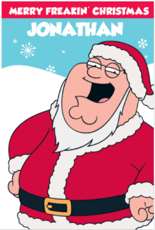 Peter Griffin As Santa Clipart - Full Size Clipart (#1711758) - PinClipart