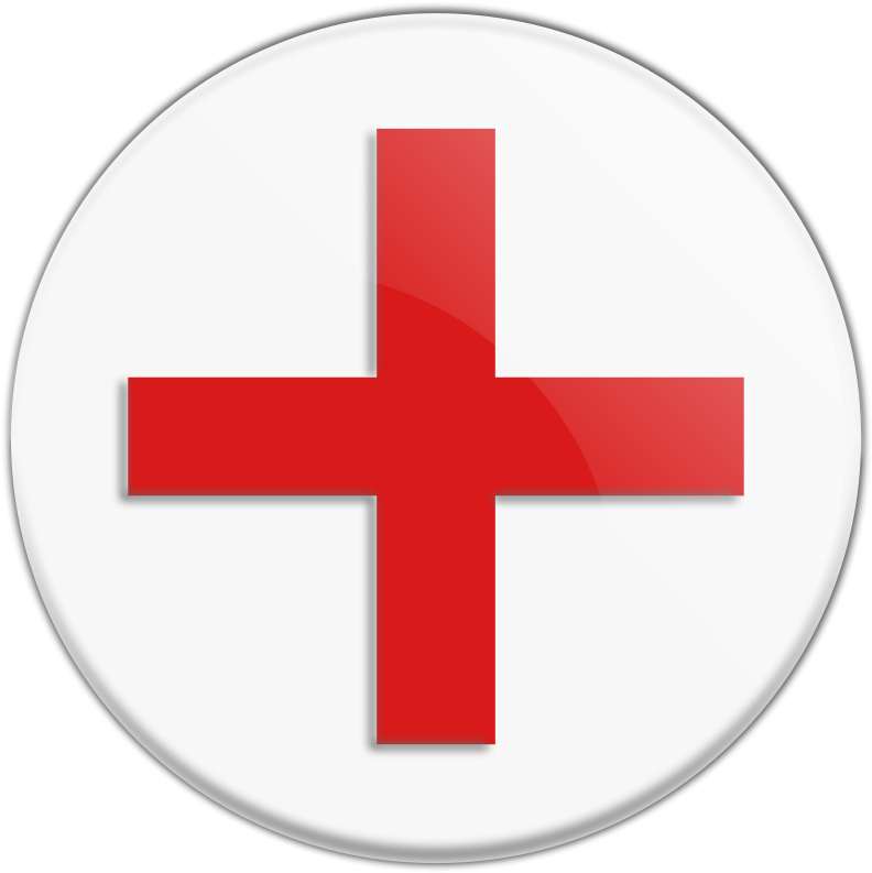 Red Cross Icon Png Clipart - Full Size Clipart (#1714006) - PinClipart