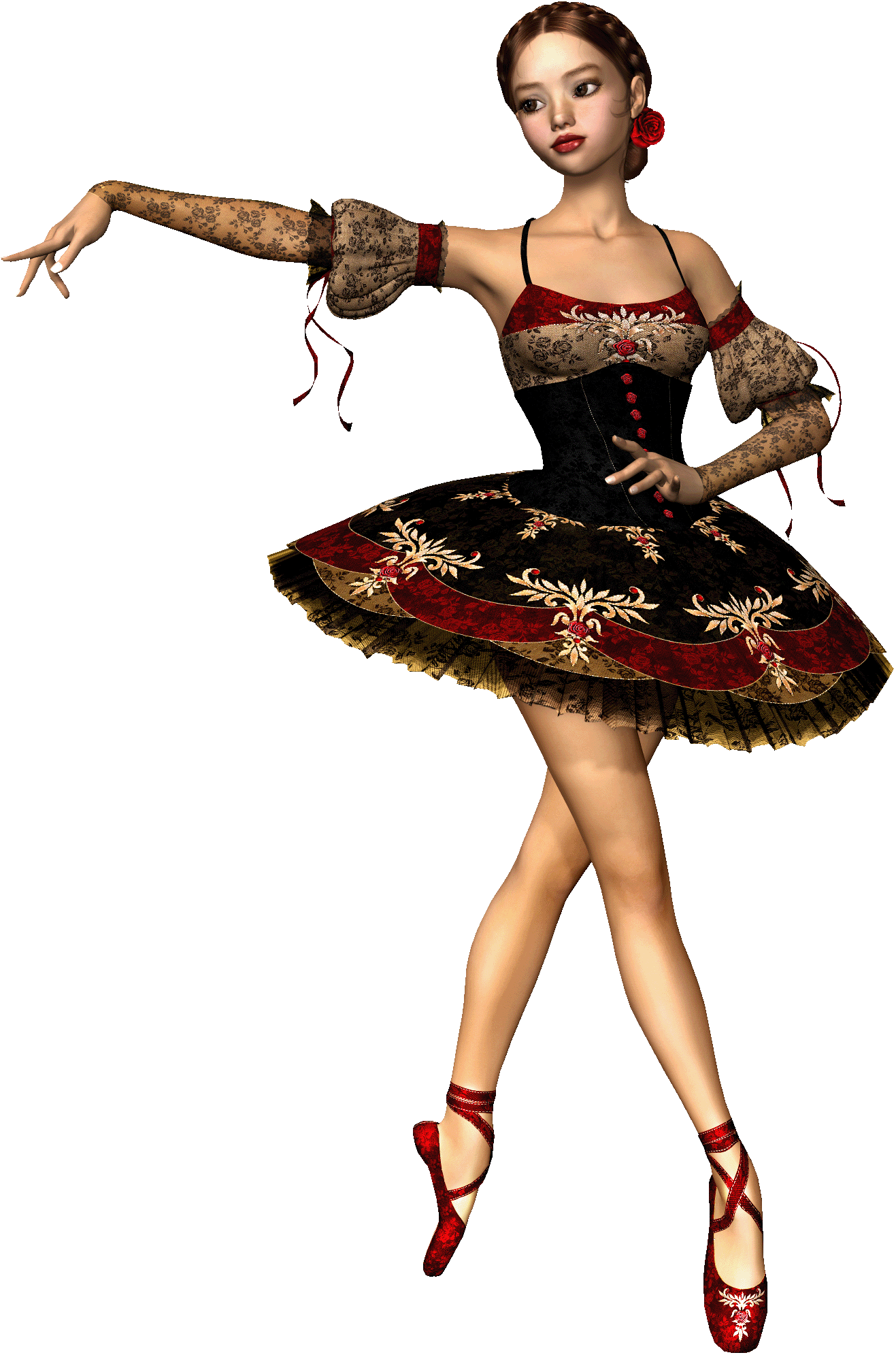 Ballerina Music Box Dancer Clipart - Full Size Clipart (#1719113 ...