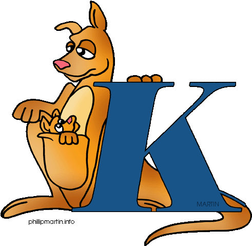 Download Kangaroo Clipart Letter K - Alphabet K - Png Download ...