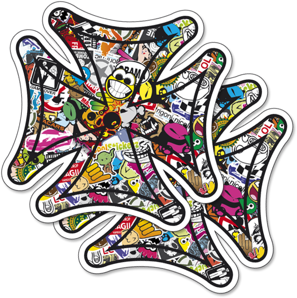Iron Cross Sticker Bomb - Macbook 13 Sticker Bomb Clipart - Full Size ...
