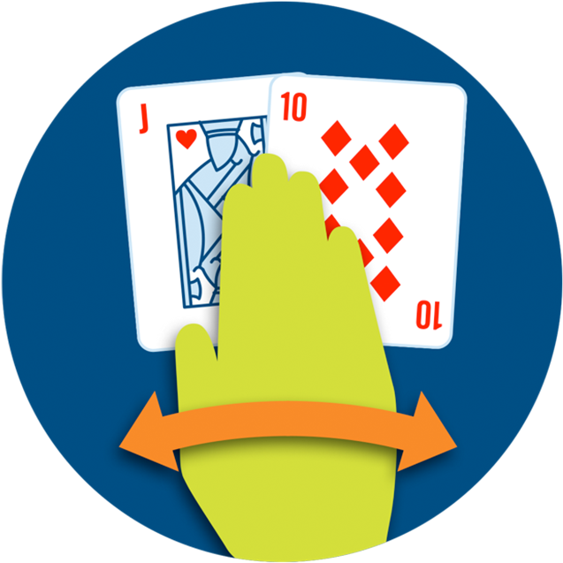 A Hand Waving Over Two Cards - Hand Clipart - Full Size Clipart ...