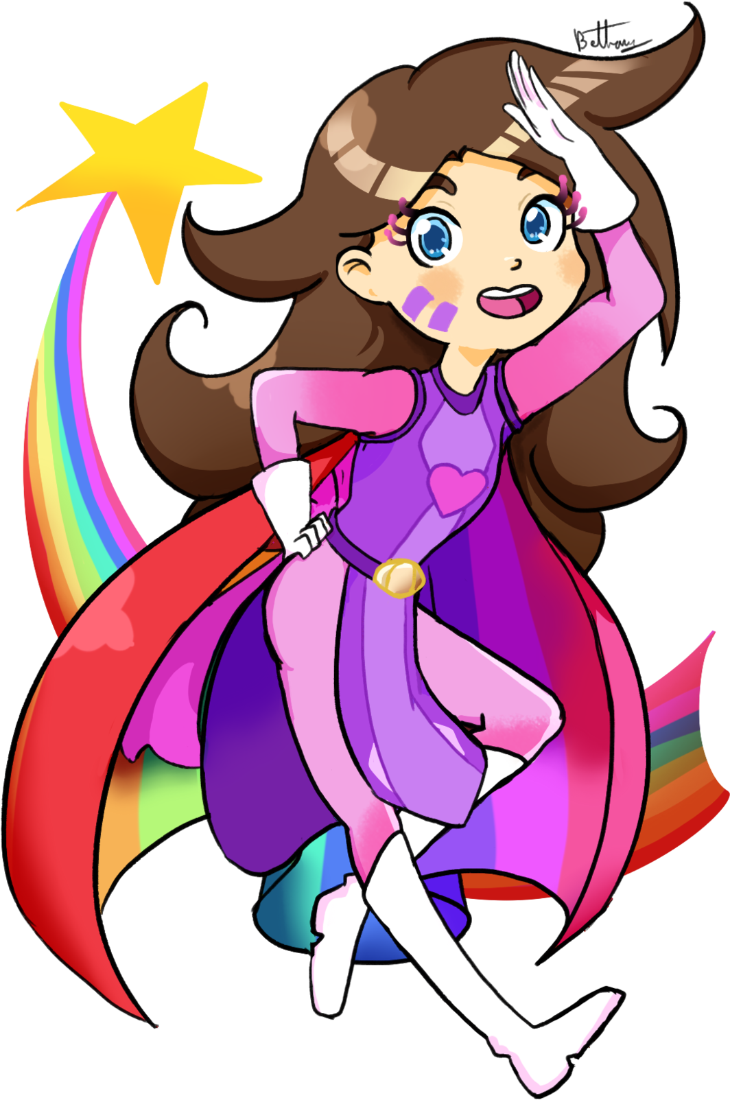 I Redrew That Zoeya Picture And Made It Chibi - Cartoon Clipart - Full ...