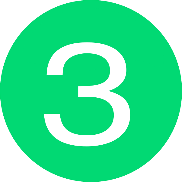 Number Button Clip Art At Clker Com - Number 3 Button - Png Download ...