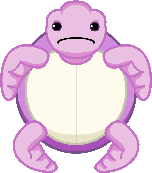 Blossom Sea Turtle Sad - Webkinz Blossom Sea Turtle Clipart - Full Size ...