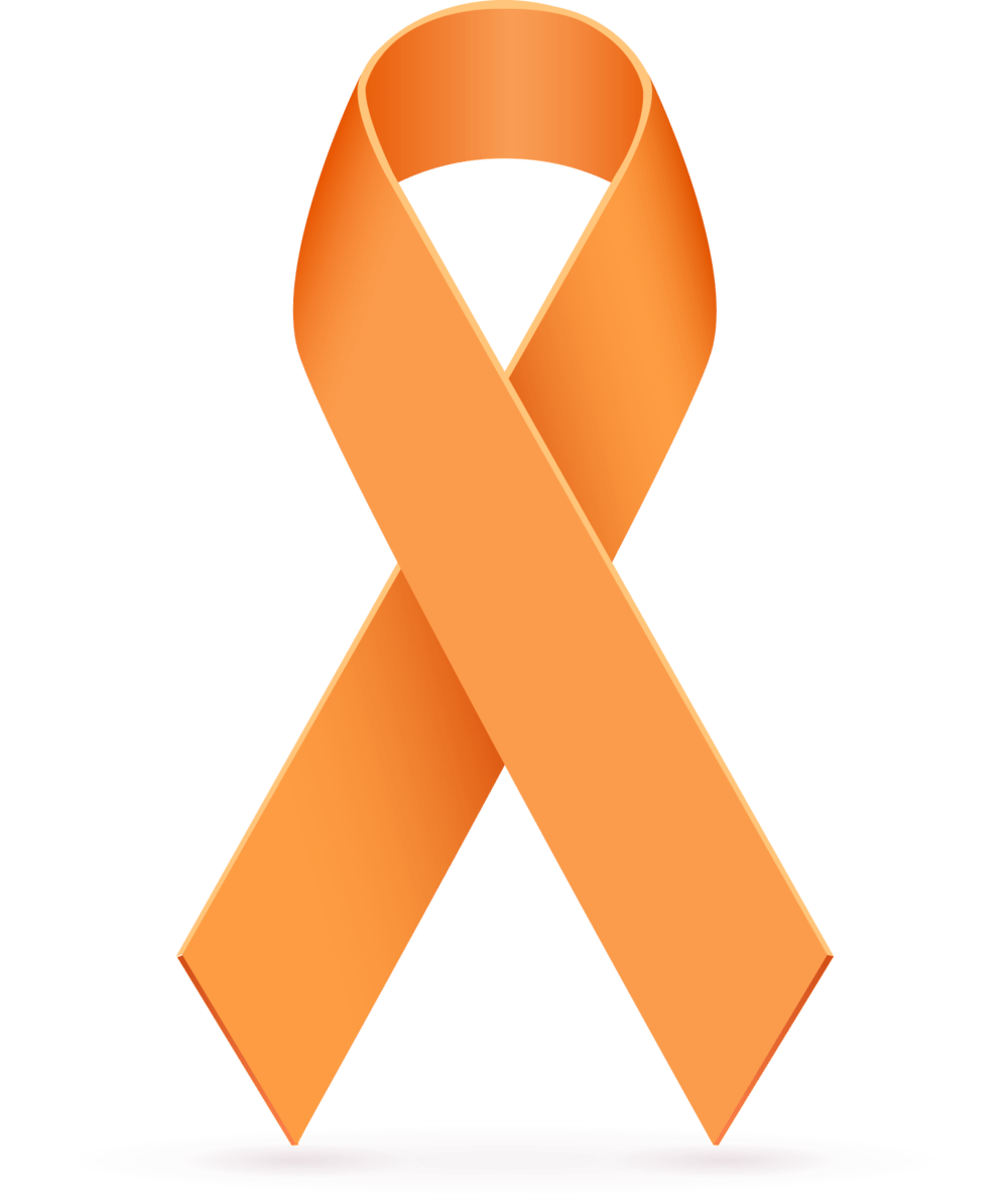 Orange Cancer Ribbon Clipart 3 By April - Awareness Ribbon - Png ...