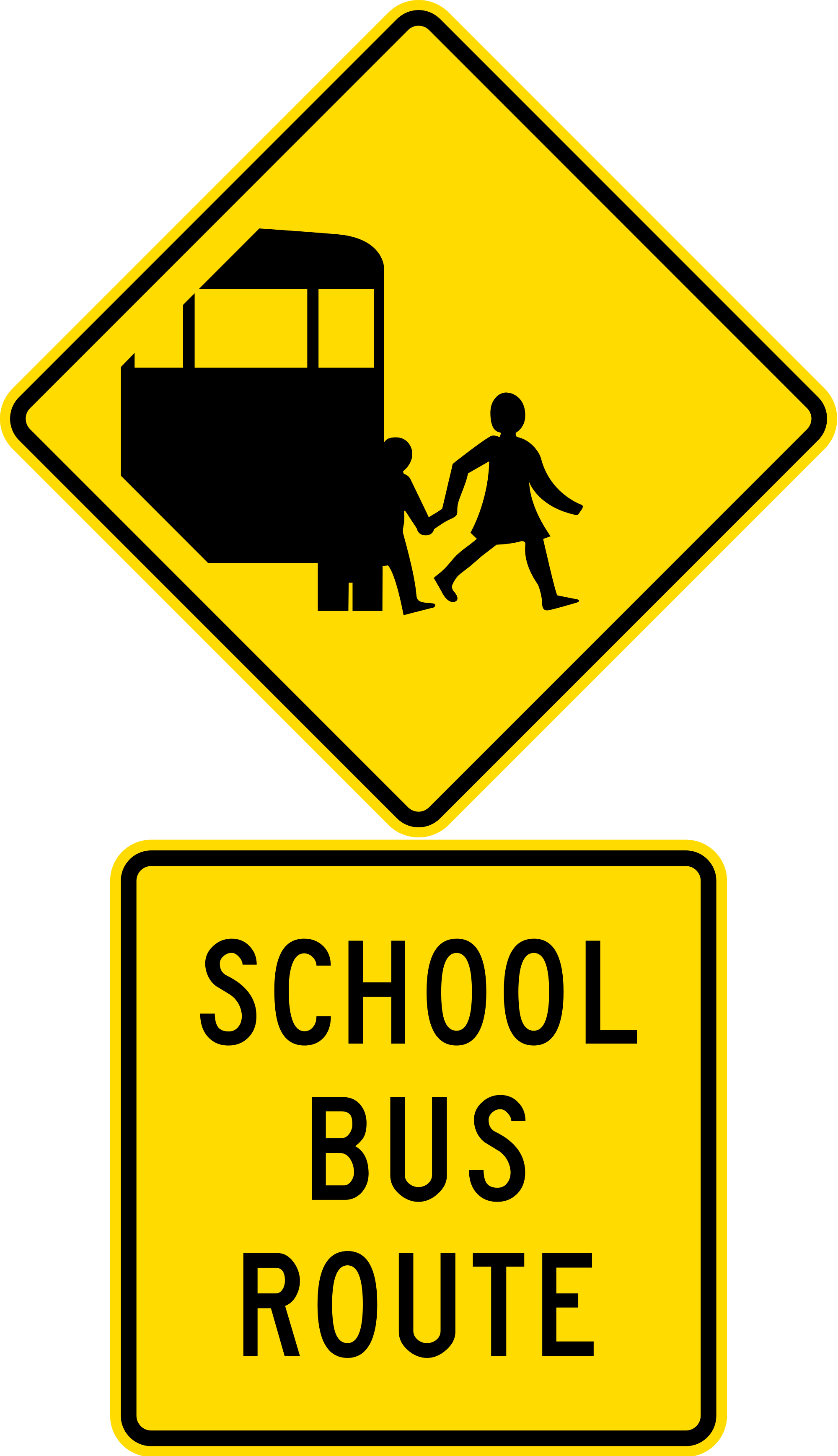 School Bus Signs Nz Clipart - Full Size Clipart (#1756077) - PinClipart