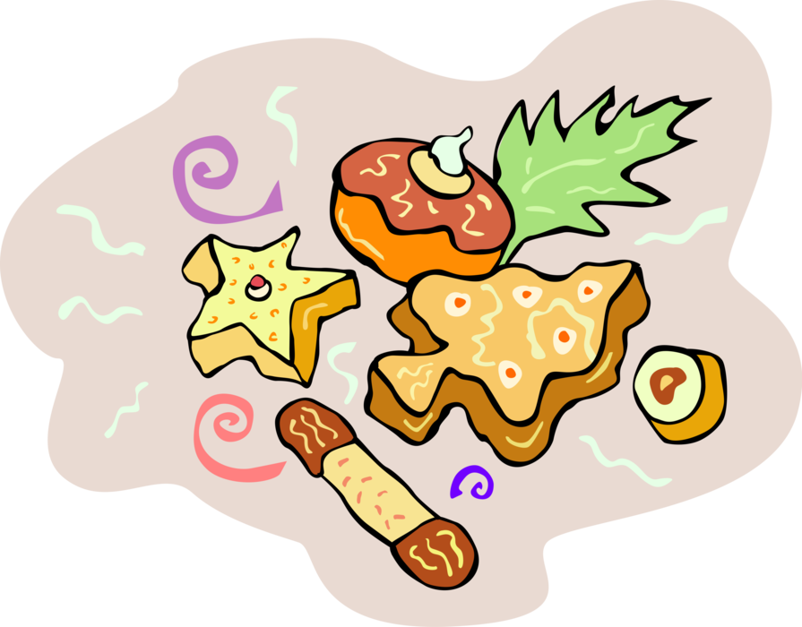 Download Vector Illustration Of Holiday Season Christmas Baking ...