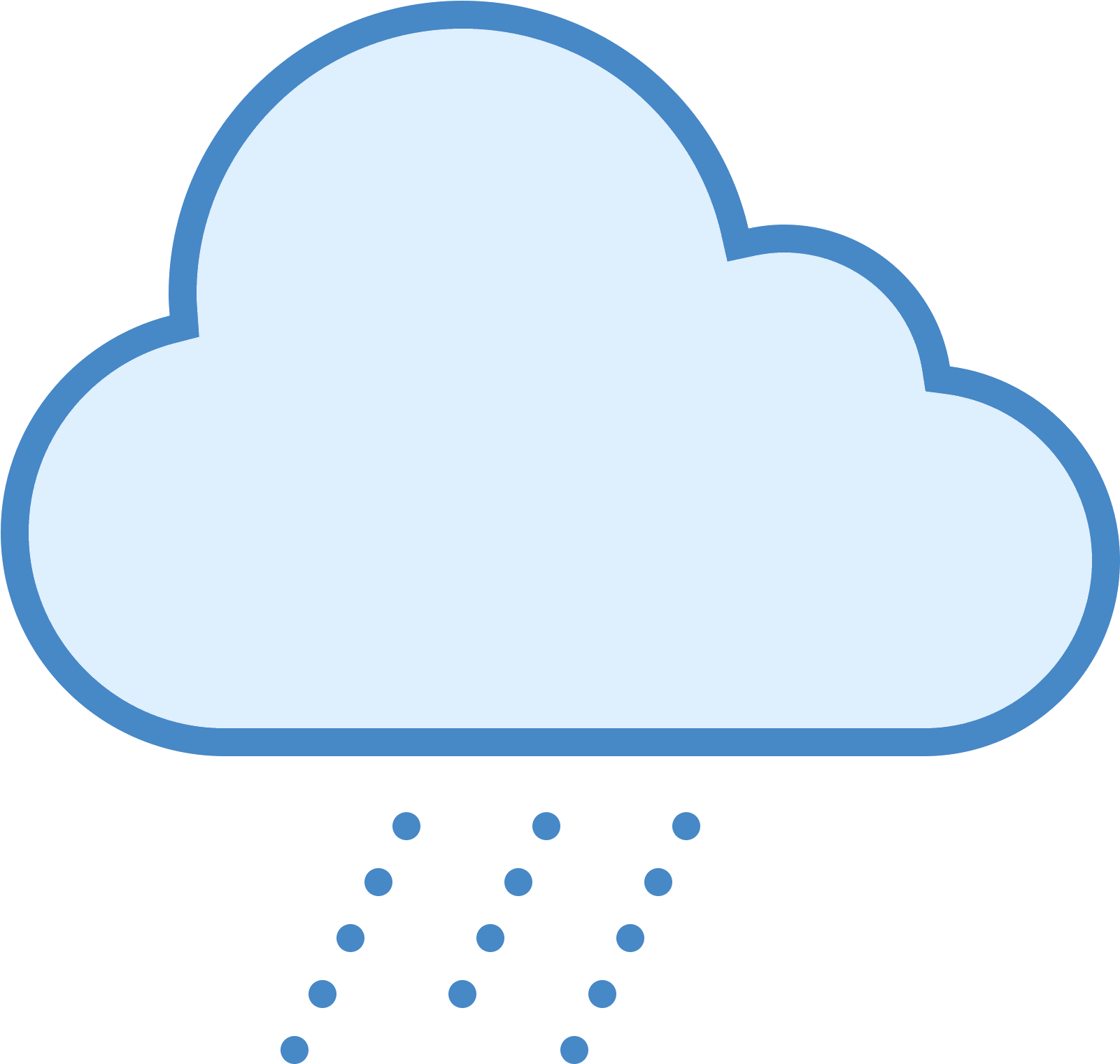 Moderate Rain Icon - Clima Icon Metro Clipart - Full Size Clipart ...