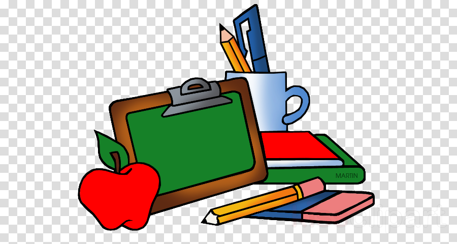 Download School Supplies Transparent Clipart Daingerfield-lone - Clip ...