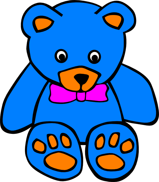 Download Colourful Teddy Bear Clipart - Png Download (#1766215 ...