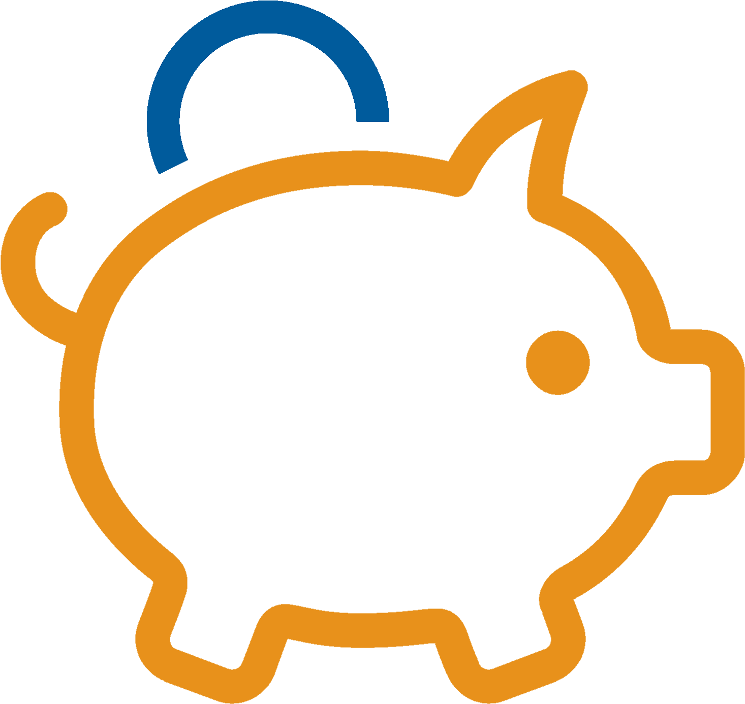 Save Money - Piggy Bank Icon Png Clipart - Full Size Clipart (#1771091 ...
