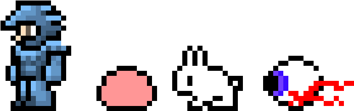 D - Terraria Bunny Clipart - Full Size Clipart (#1773882) - PinClipart