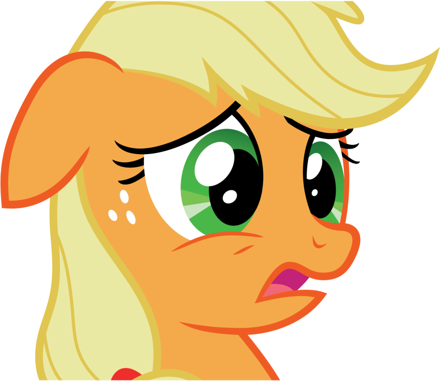 Applejack Scared Clipart - Full Size Clipart (#1777930) - PinClipart