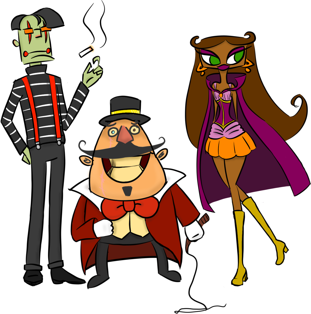 Circus Themed Agents - Cartoon Clipart - Full Size Clipart (#1782351 ...