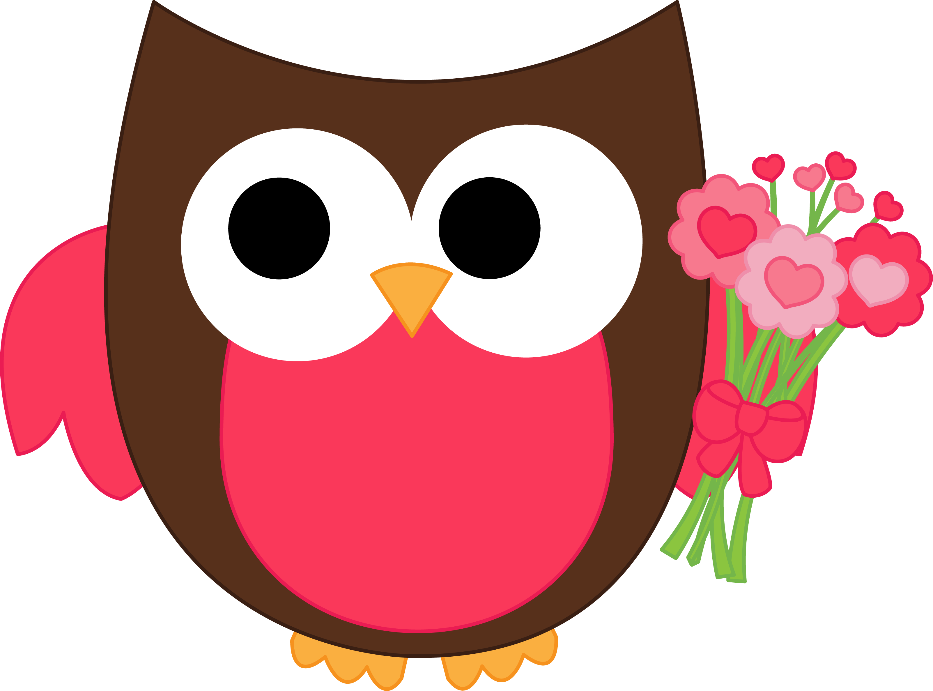 Valentine's Day Fun - Notebook Owl Clipart - Full Size Clipart ...