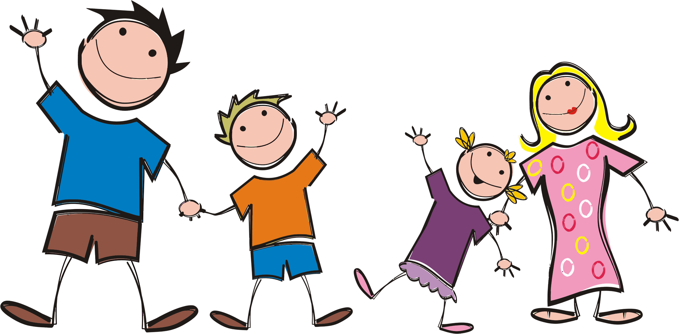 Happy Family Clipart Png Transparent Png - Full Size Clipart (#1790161 ...