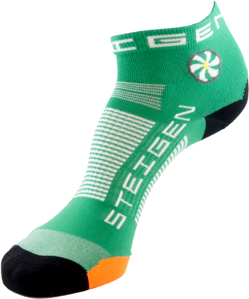 Irish Running Socks Length Steigen Irishgreenquarterlength - Sock ...