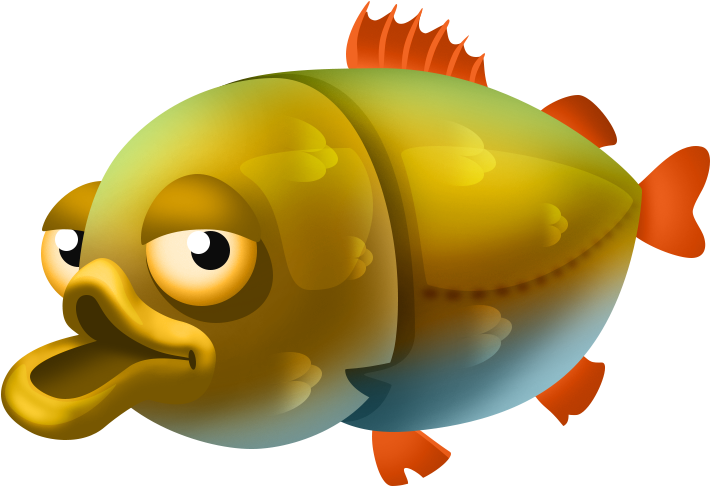 Gold Lure - Fish Clipart - Full Size Clipart (#1791789) - PinClipart
