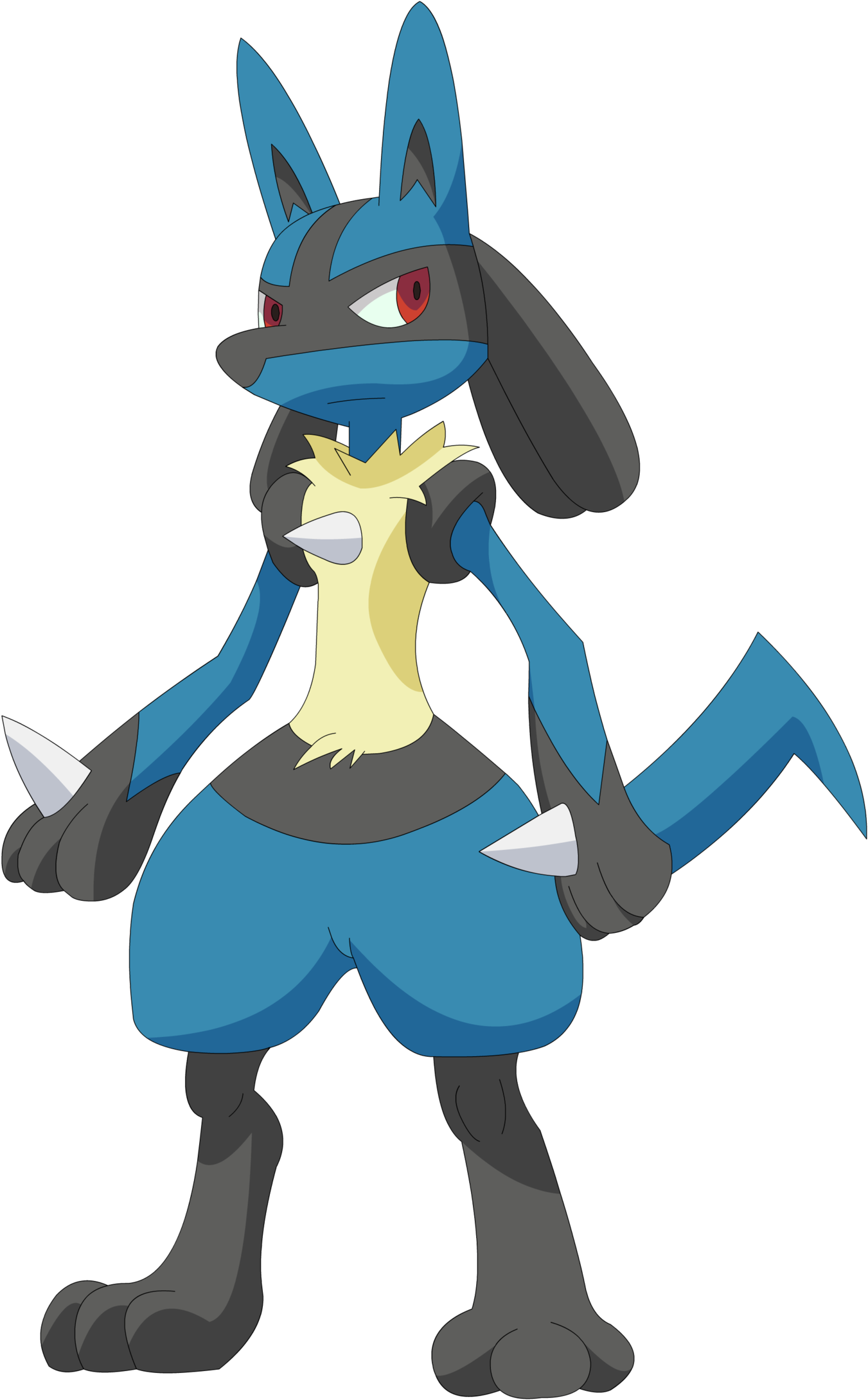 Pokémon Lucario - Pokemon Lucario Clipart - Full Size Clipart (#1798020 ...