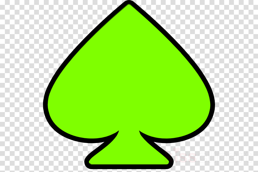 Download Spade Outline Clipart Spades Clip Art - Green Bay Packers ...