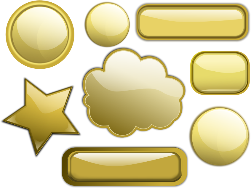 Download Public Domain Clip Art - Golden Vector Design Svg - Png ...