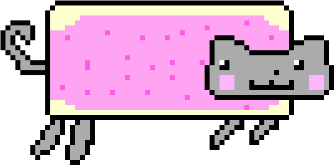 Poptart Cat - Cat Clipart - Full Size Clipart (#1803533) - PinClipart