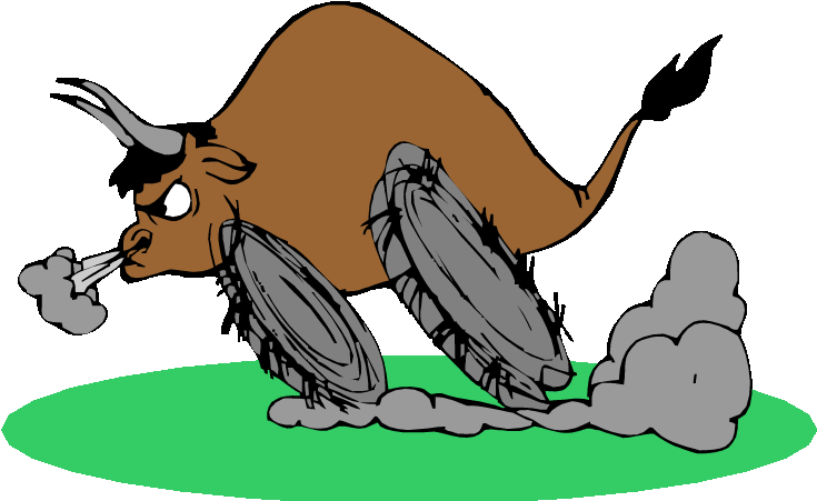 Cartoon Bull Running Gif Clipart - Full Size Clipart (#1805613 ...