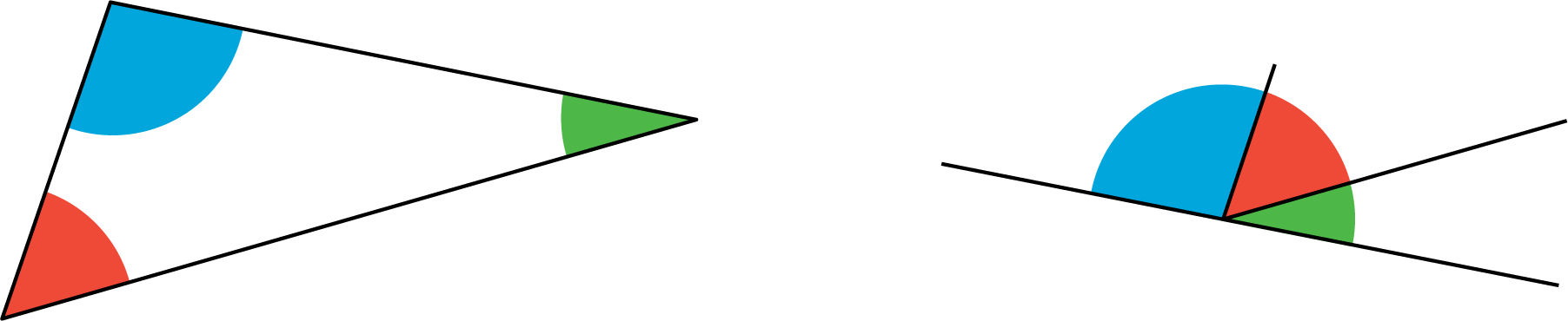 If We Have A Line And Two Rays That Form Three Angles - Triangle ...