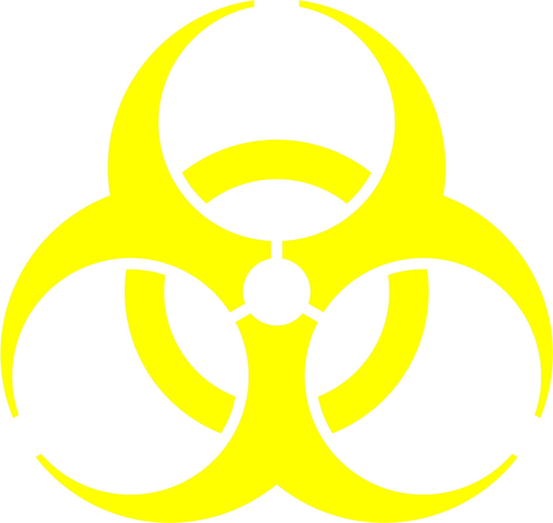 Download Biohazard Symbol Clipart Official - Yellow Biohazard Symbol ...