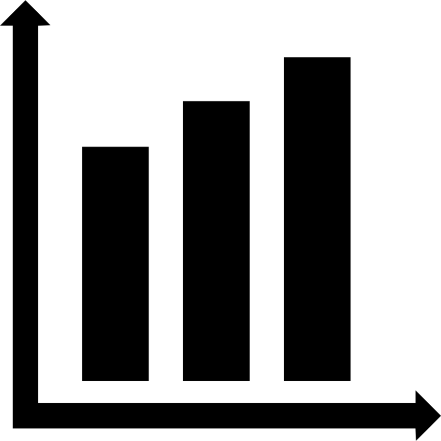 Bar Graph Clipart Black And White - Png Download - Full Size Clipart ...