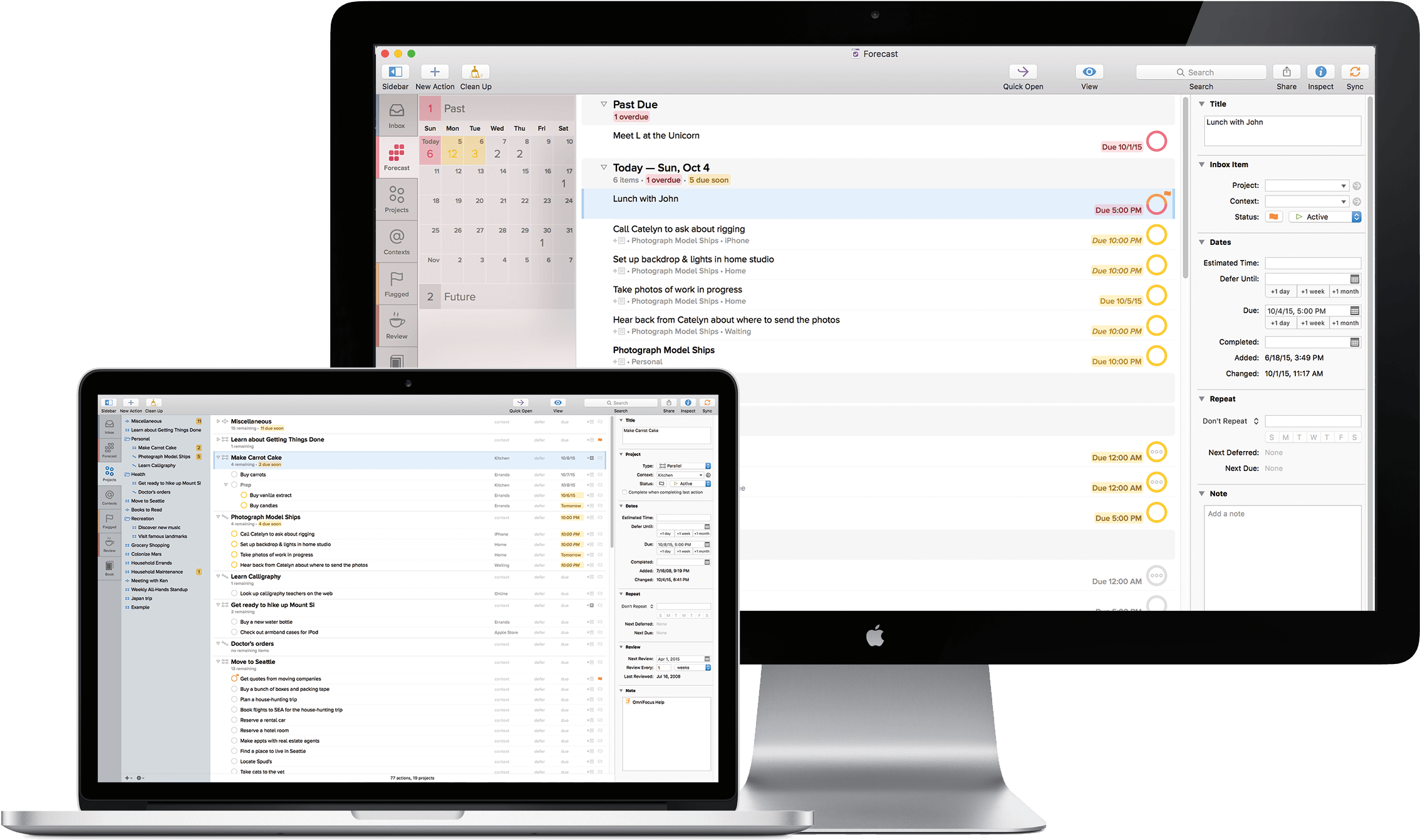 3 For Mac On Macbook Pro And A Thunderbolt Display Clipart Full Size