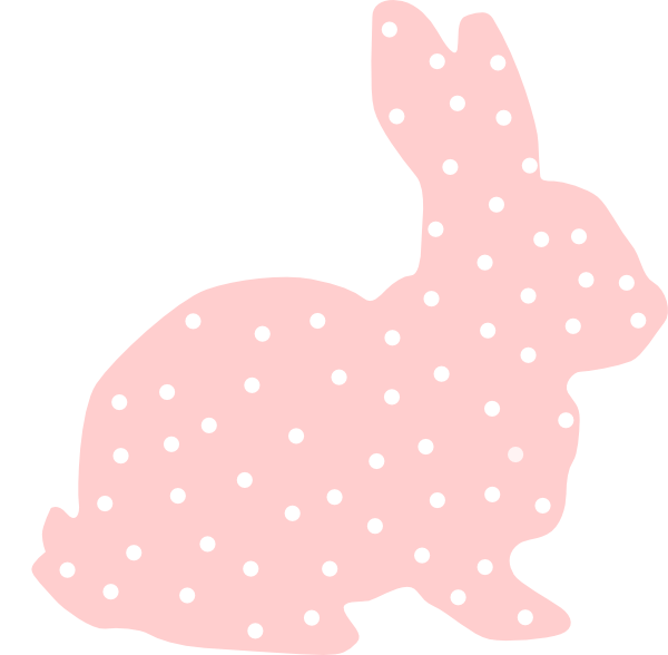 Bunny Silhouette Clip Art At Clker Com - Png Download - Full Size ...