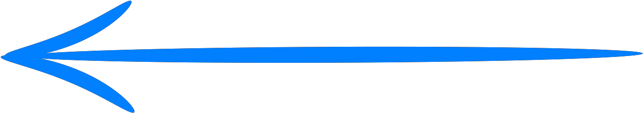 Arrow Left Blue Handdrawn Png Image Clipart - Full Size Clipart ...