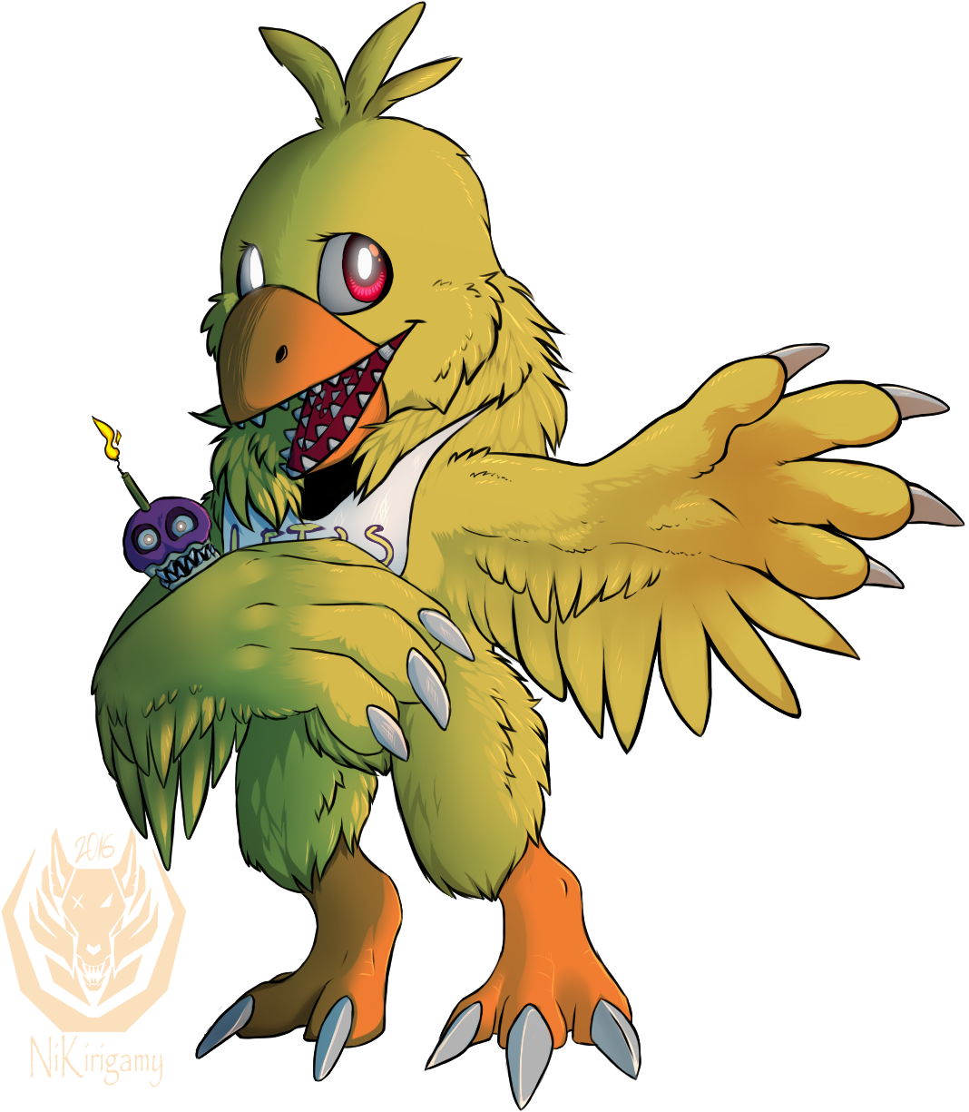 Nightmare Chica [fnaf 4] - Nightmare Chica Arts Clipart - Full Size ...