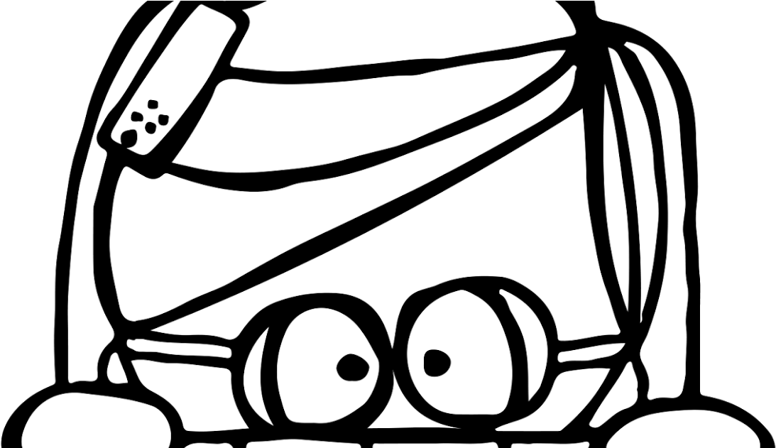 Black And White Melonheadz Student Clipart - Full Size Clipart ...