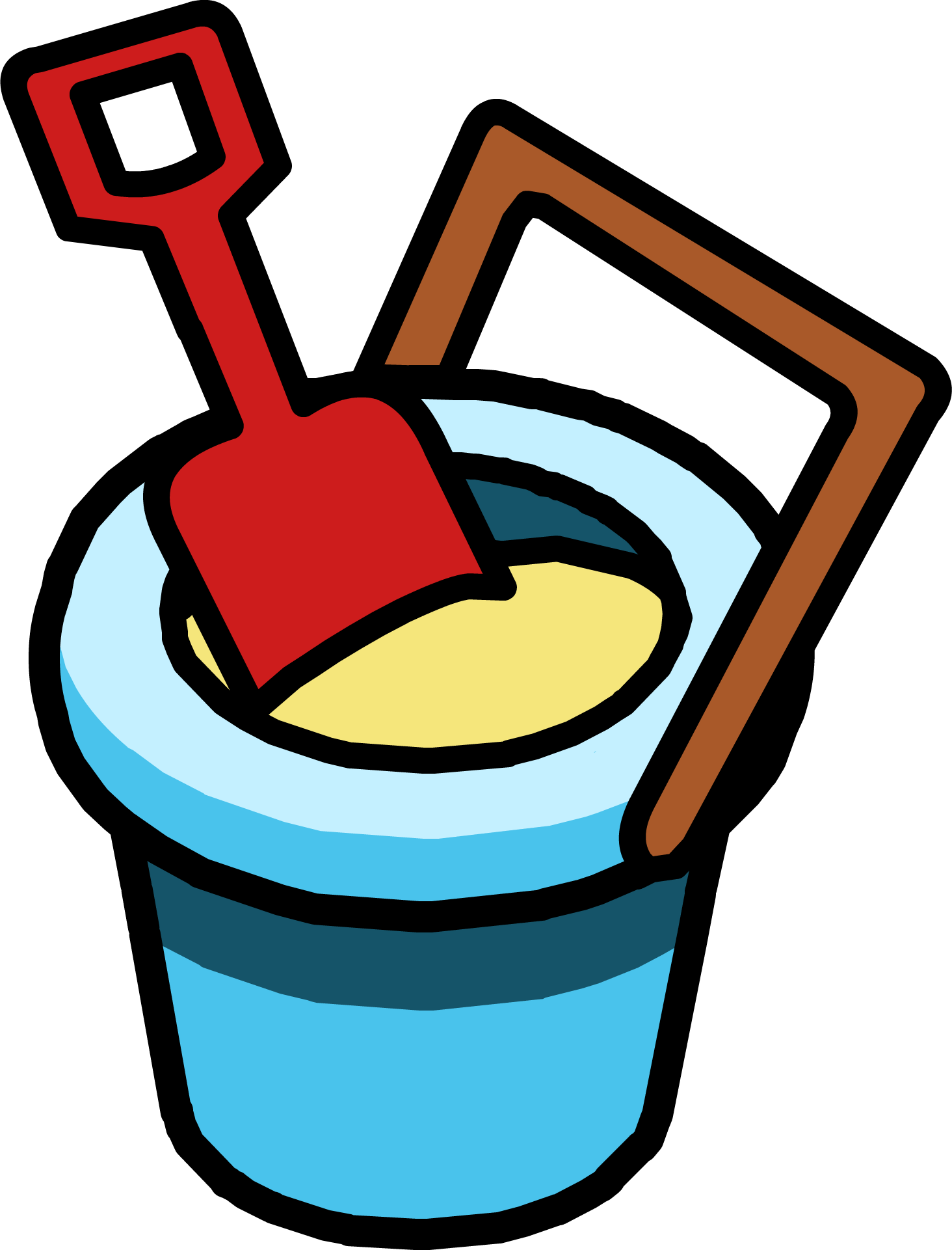 Sand Bucket Png Picture Royalty Free Download - Club Penguin Bucket ...
