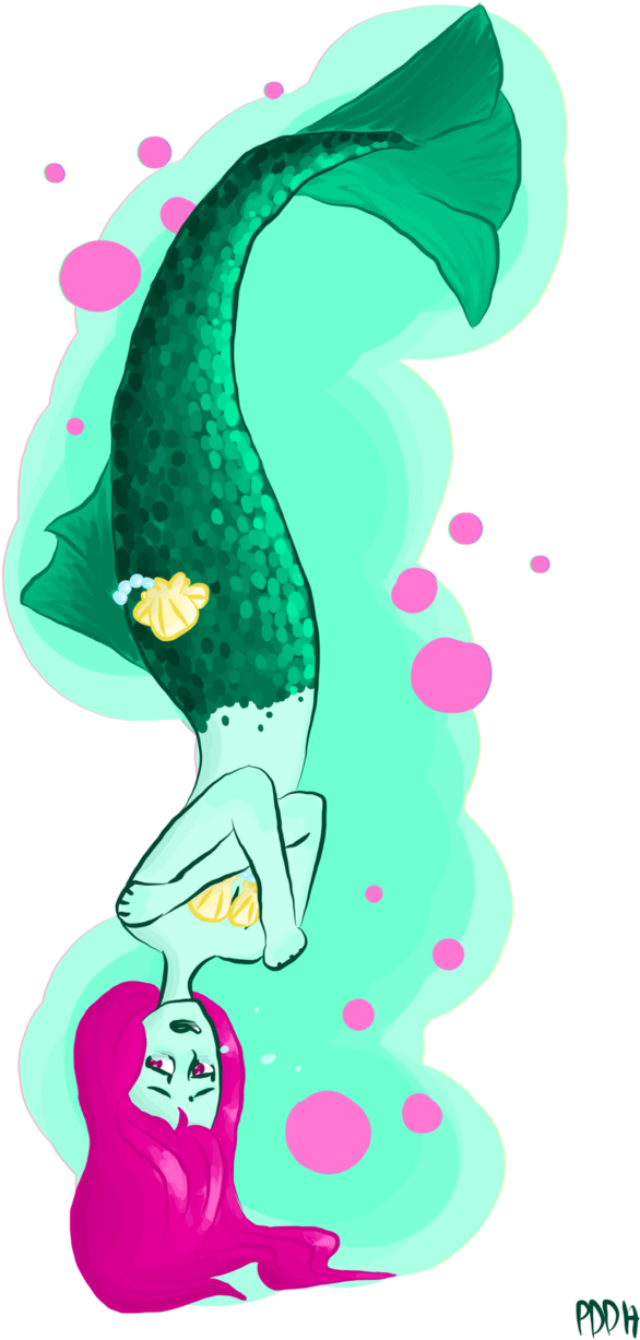 Sad Mermaid Clipart - Full Size Clipart (#1859391) - PinClipart