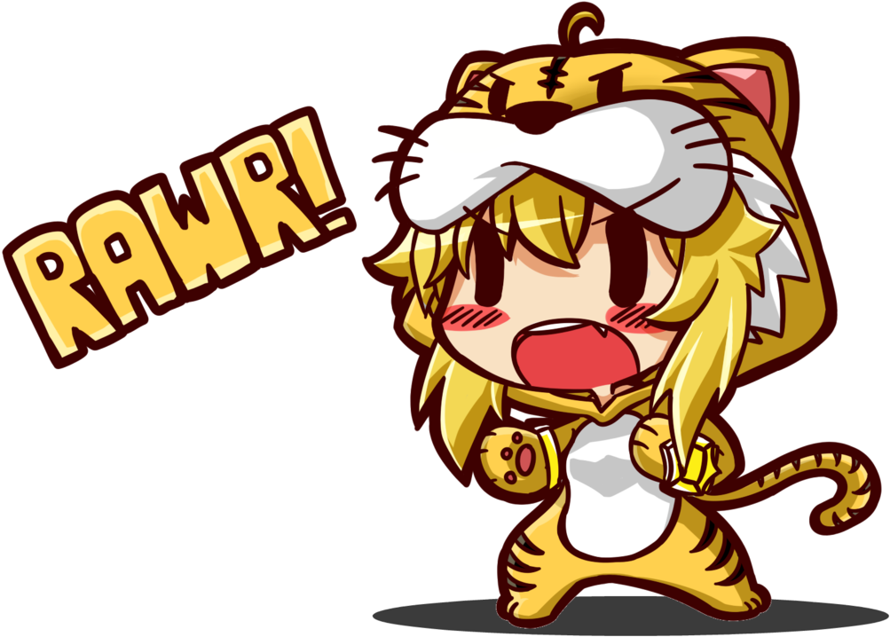 In An Attempt To Cheer You Up - Yang Xiao Long Chibi Clipart - Full ...