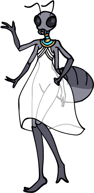 Safeinspired After A Queen Ant Ran Across My Laptop - Illustration ...