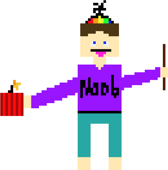 Minecraft Noob Clipart - Full Size Clipart (#1862266) - PinClipart