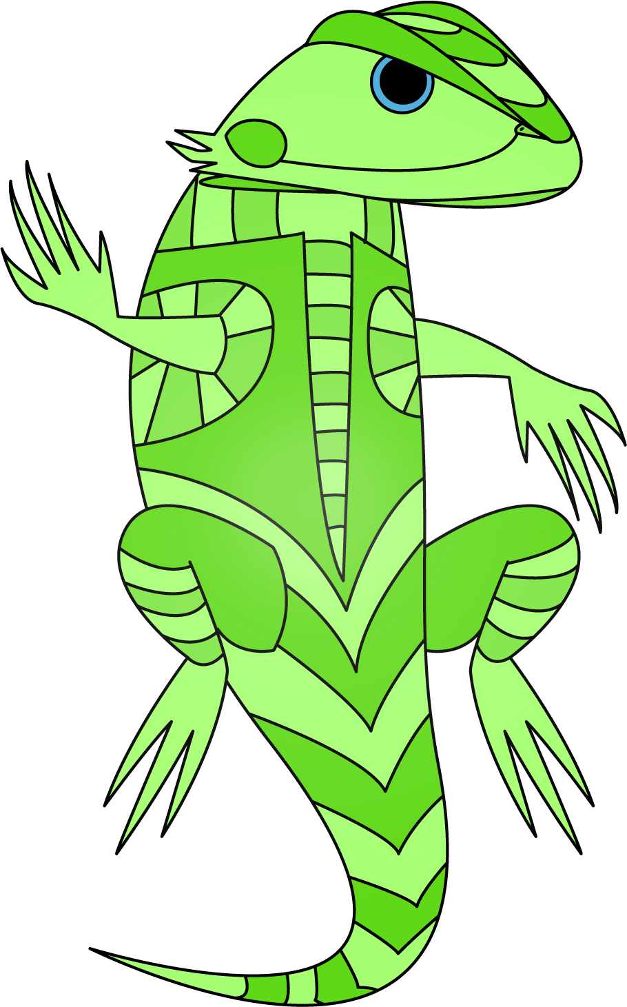 Green Lizard - Lizard Clipart - Full Size Clipart (#1864788) - PinClipart