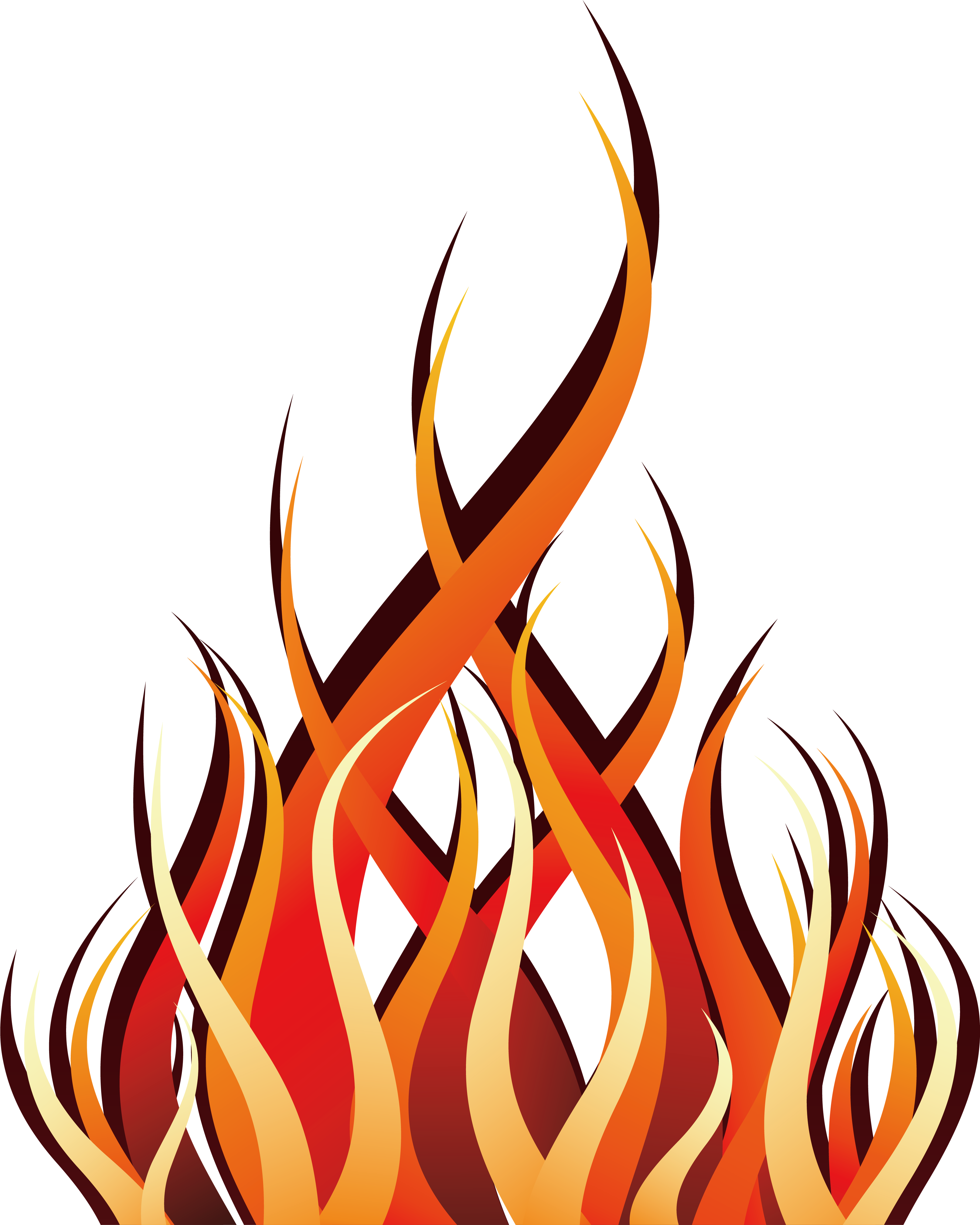 Clip Art Abstract Flames - Png Download - Full Size Clipart (#1874440 ...